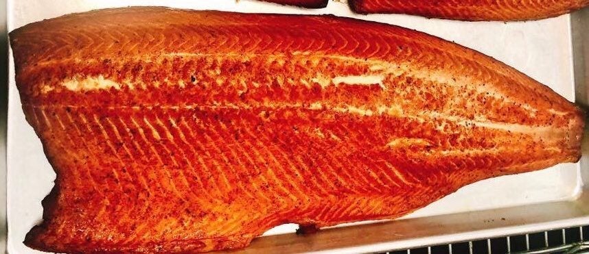 WHOLE SMOKED SALMON SIDE FILET | Fire Smoked Fish Company